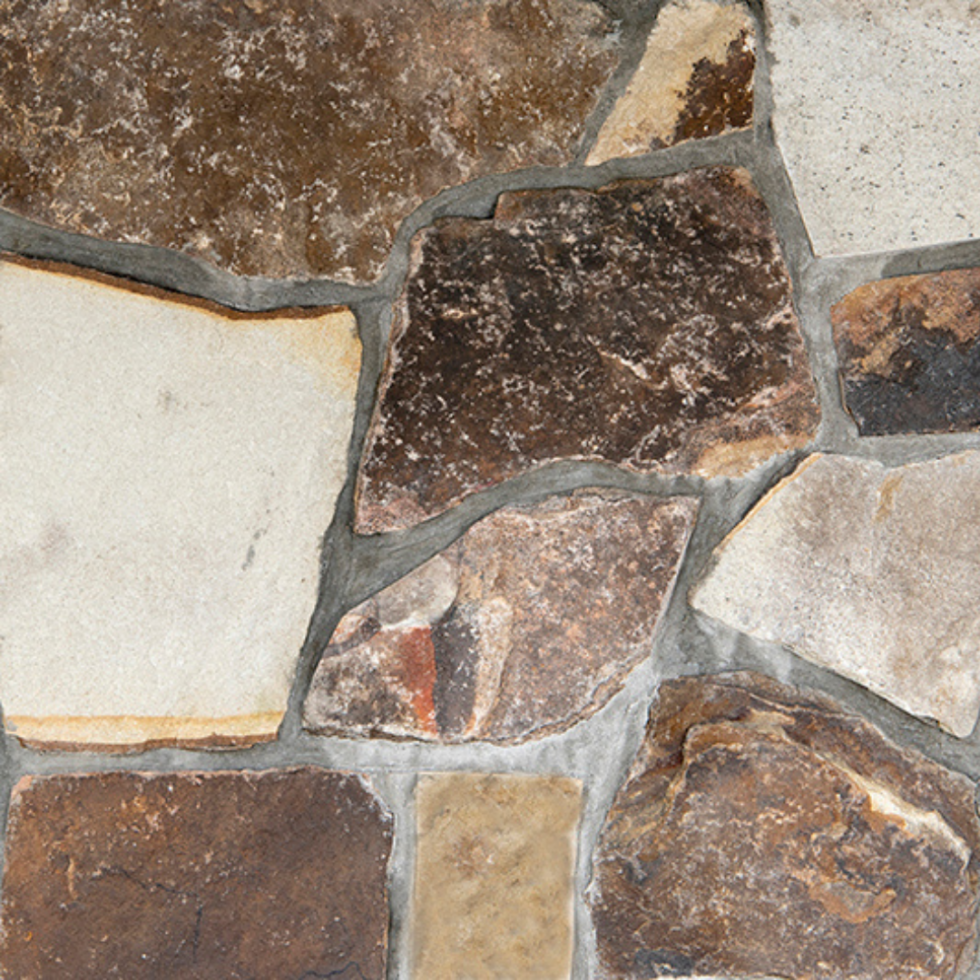 Mosaic Real Stone Veneer from Natural Facing Sawn Thin Stone